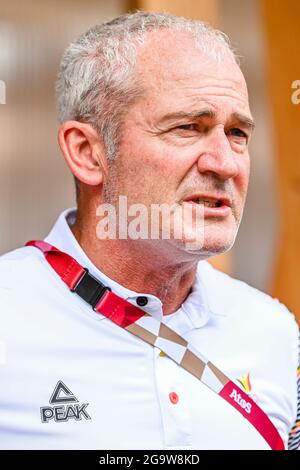 Hockey head coach Shane McLeod pictured at the return of several ...