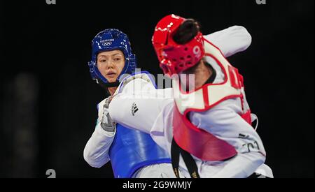 July 27, 2021: Bianca Walkden from Great Britain and Cansel Deniz from ...