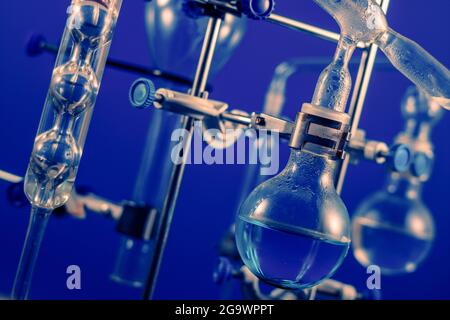 Laboratory with chemical devices for sublimation Stock Photo - Alamy