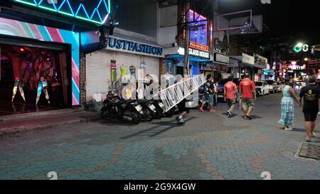 Walking Street Reopening First Night after First Pandemic Lockdown ...