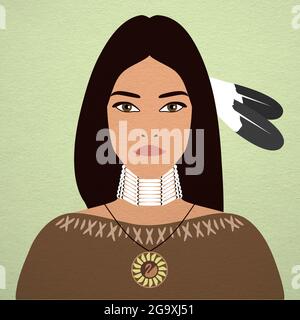 Native American Indian Beauty Stock Photo - Alamy