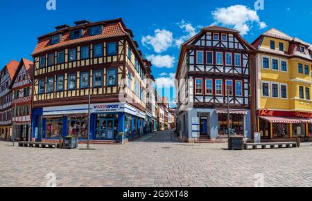 SCHMALKALDEN, GERMANY - CIRCA MAY, 2021: The Lutherplatz of ...