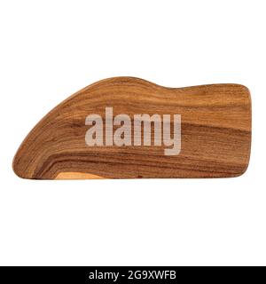 Isolated unusual shape wooden cutting board Stock Photo - Alamy