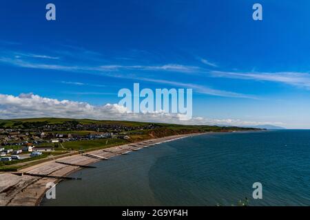 St Bees shoreline and beach in West Cumbria England Stock Photo - Alamy