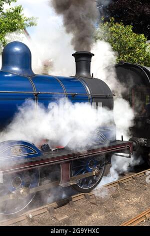 Strathspey Steam Railway; locomotive 828, 812 class steam train in Boat ...
