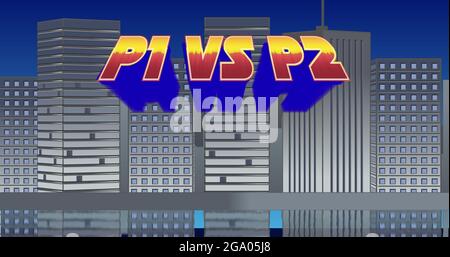 P1 Vs P2 sign Stock Photo - Alamy