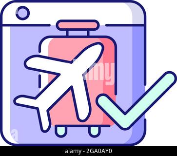 Online booking systems linear icon Stock Vector Image & Art - Alamy