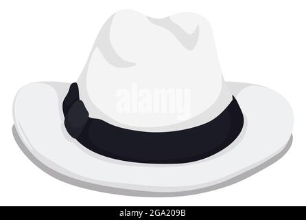Traditional hat in the Colombian and paisa culture, in outlines style ...