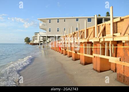 Building Breakwall to stop Erosion Stock Photo - Alamy