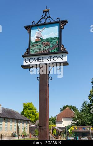Village of Comberton Cambridgeshire England UK Stock Photo - Alamy