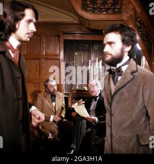 The Romanian actor Constantin Codrescu during the shooting of the movie ...