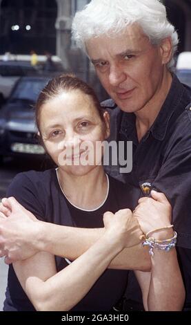 Romanian actors Rodica Negrea & Dan Condurache, approx. 1999 Stock ...