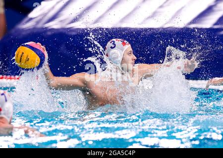 TOKYO, JAPAN - JULY 29: Loren Fatovic of Croatia during the Tokyo 2020 ...