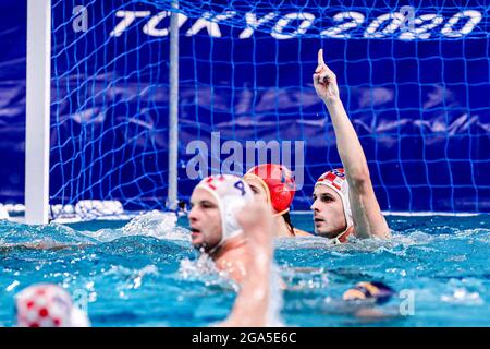 TOKYO, JAPAN - JULY 29: Loren Fatovic of Croatia during the Tokyo 2020 ...