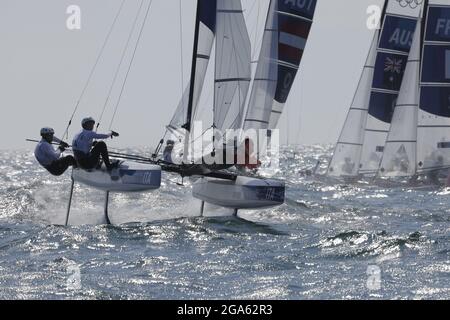 TITA, BANTI (ITA), JULY 28, 2021 - Sailing : Mixed Mutihull - Nacra 17 ...