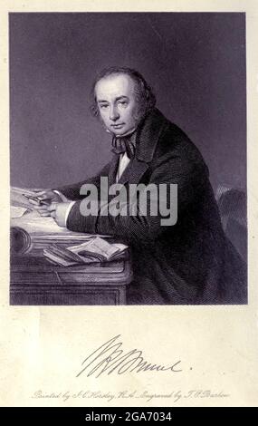 The famous portrait of Isambard Kingdom Brunel (1806-1859), British ...