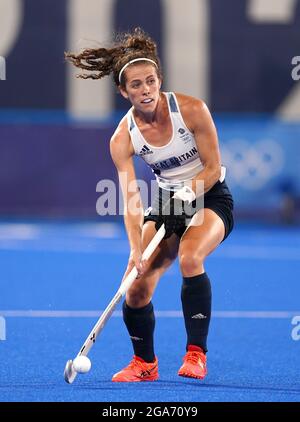 Great Britain's Anna Toman in action during the Women's FIH Hockey Pro ...