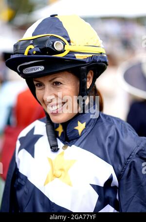 Isabel Spearman prior to riding in the Magnolia Cup during day three of ...