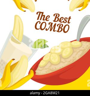 Best combination, restaurant dessert menu ads Stock Vector Image & Art ...