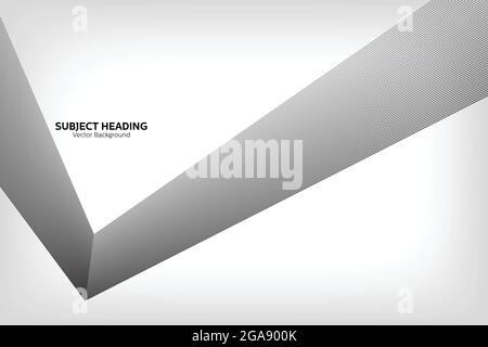 Abstract Modern Line, Grey Line, Subject Heading Text Area. Abstract ...