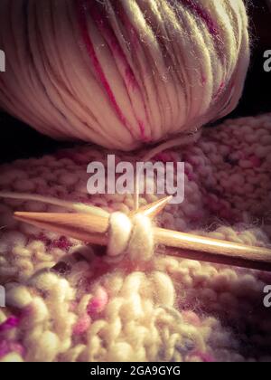 Knitting during the corona crisis Stock Photo - Alamy