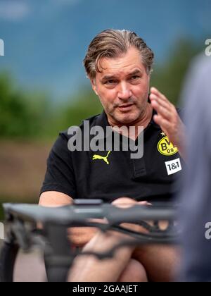 Bad Ragaz, Switzerland. 27th July, 2021. Football: Bundesliga, Borussia ...