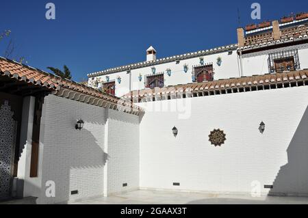 Great Mosque of Granada located in the historic Albaicín district of ...