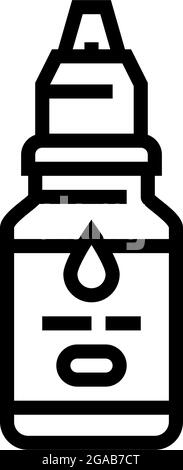 liquid resin art line icon vector illustration Stock Vector Image & Art ...