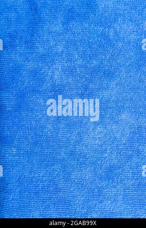 blue micro fiber fabric texture background Stock Photo - Alamy