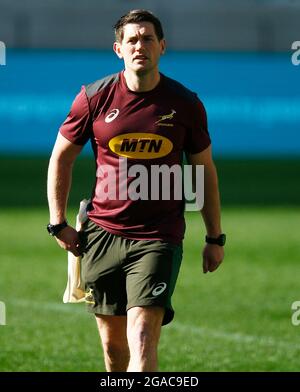 Andy Edwards during South Africa (springboks) captains run at the ...