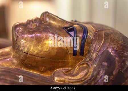 Mummy of Yuya, Museum of Egyptian Antiquities, Cairo Stock Photo - Alamy