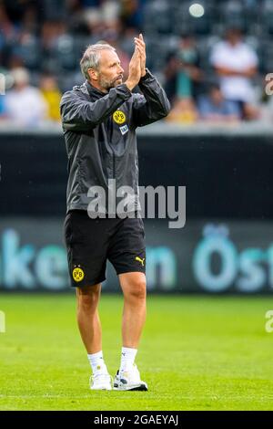Altach, Austria. 30th July, 2021. Football: Test matches, Borussia ...