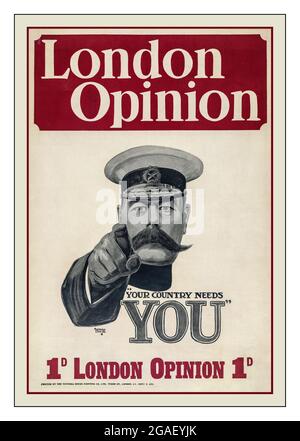 "Lord Kitchener Wants You" recruitment poster for the British army in ...