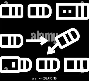 overpass passage glyph icon vector illustration Stock Vector Image ...