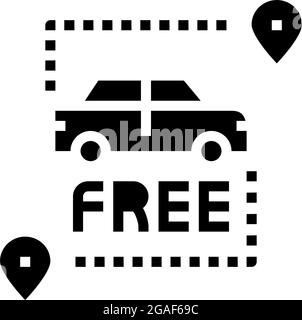 free pick up and drop off color icon vector illustration Stock Vector ...