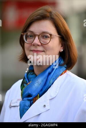 30 July 2021, Hessen, Groß-Gerau: Erika Raab, Managing Director of the ...