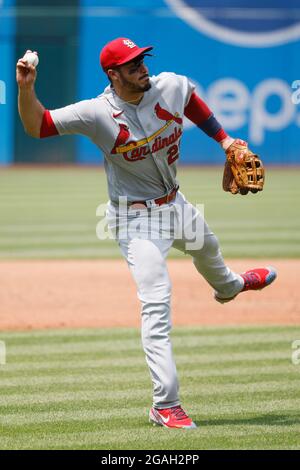 St. Louis Cardinals' Nolan Arenado batting during the third inning of a ...