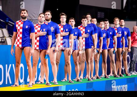 TOKYO, JAPAN - JULY 31: Loren Fatovic of Team Croatia during the Men's ...