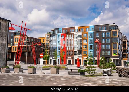 Port Noblessner on a sunny windy day Stock Photo - Alamy