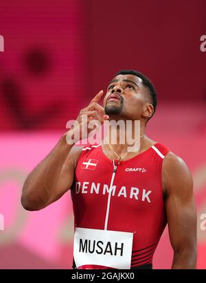 July 31, 2021: Kojo Musah during 100 meter for men at the Tokyo ...