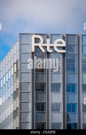 Exterior view of the headquarters of RTE (Electricity transmission ...