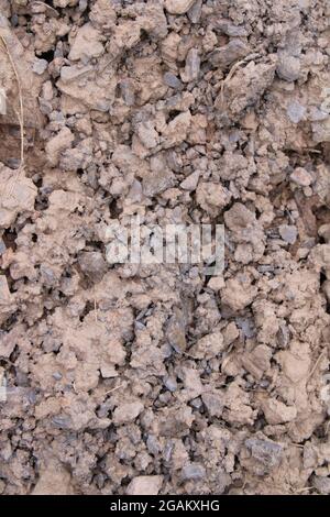 A Detail of Red Shale Soil Stock Photo - Alamy