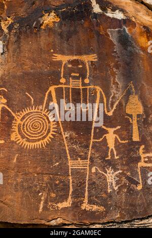 Petroglyph site, Dinosaur National Monument, Utah, USA Stock Photo - Alamy