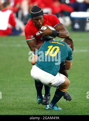 Maro Itoje of the Lions (2nd right) during a British & Irish Lions ...