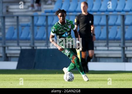 ZWOLLE, NETHERLANDS - JULY 31: Chardi Landu of PEC Zwolle during the ...