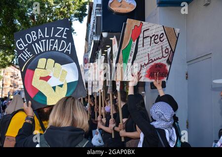 Hundreds gathered at Bay Ridge, Brooklyn, New York City during the ...