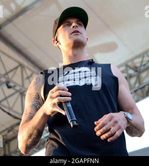 July 30, 2021 - Country singer Sean Stemaly performs at the Resch ...