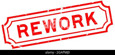 Grunge red correction word square rubber seal stamp on white background Stock Vector Image & Art ...