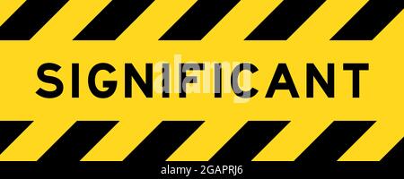 significance icon, black vector sign with editable strokes, concept ...