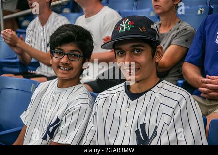 Fans during a baseball game, Thursday, June 18, 2026, in Boston. (AP ...